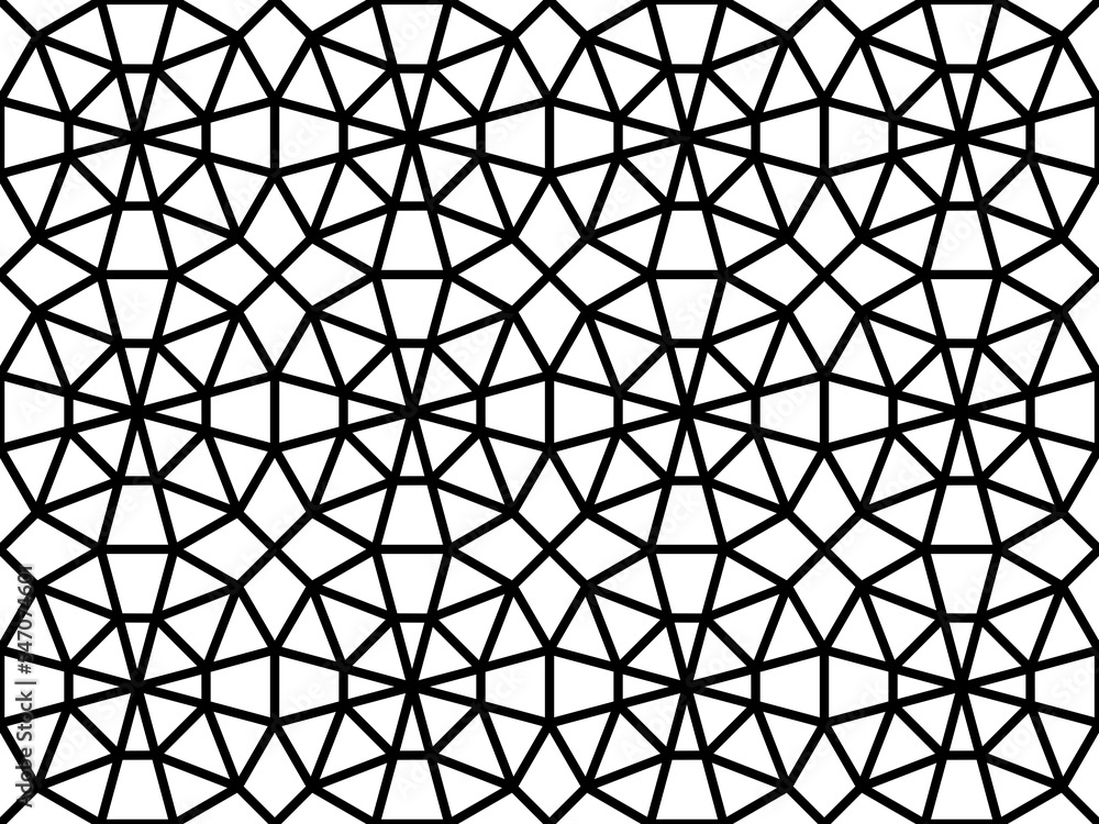 Geometric tessellated repeating dodecagon and triangle shapes mosaic ...