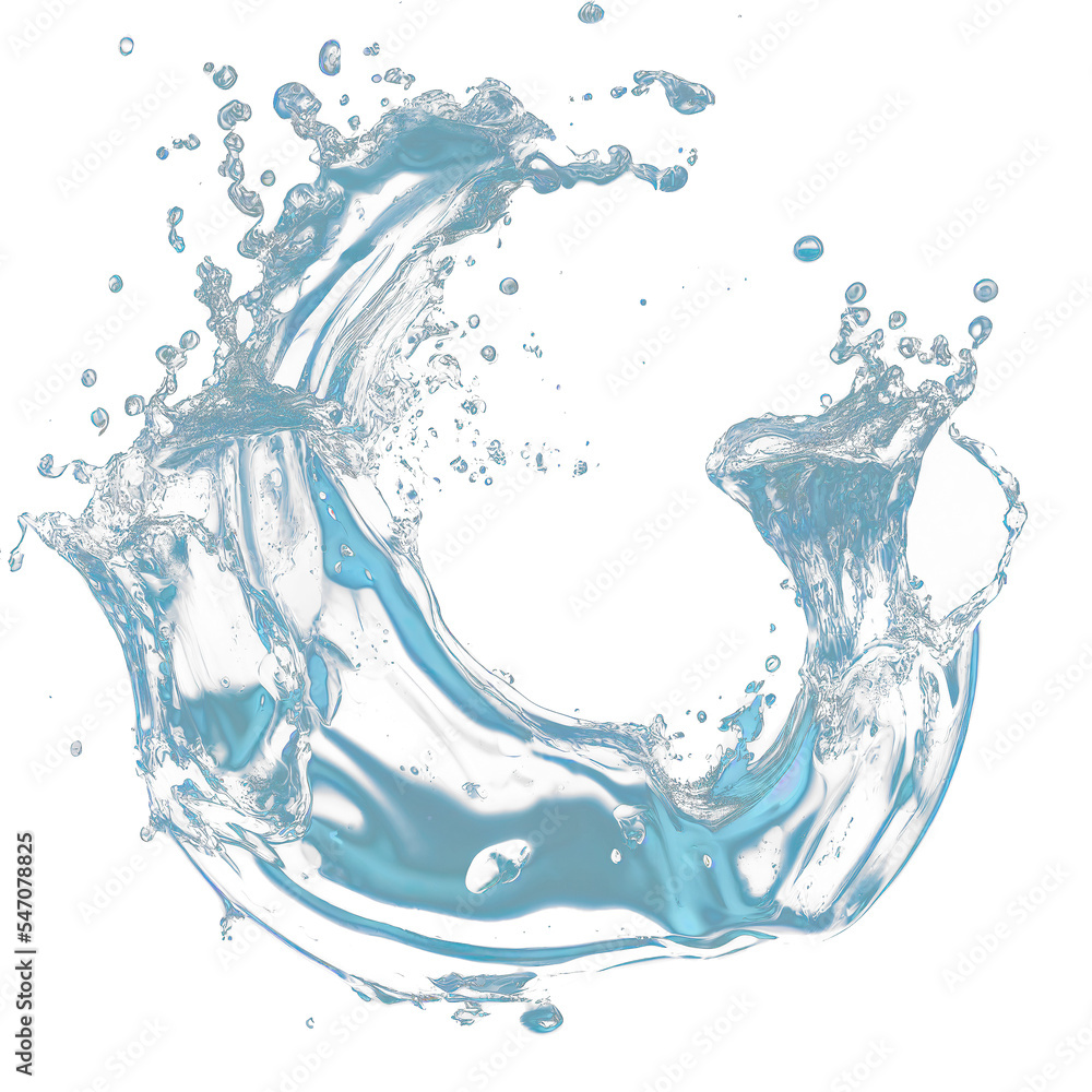 transparent liquid splash, similar to water. Can be either used on a ...