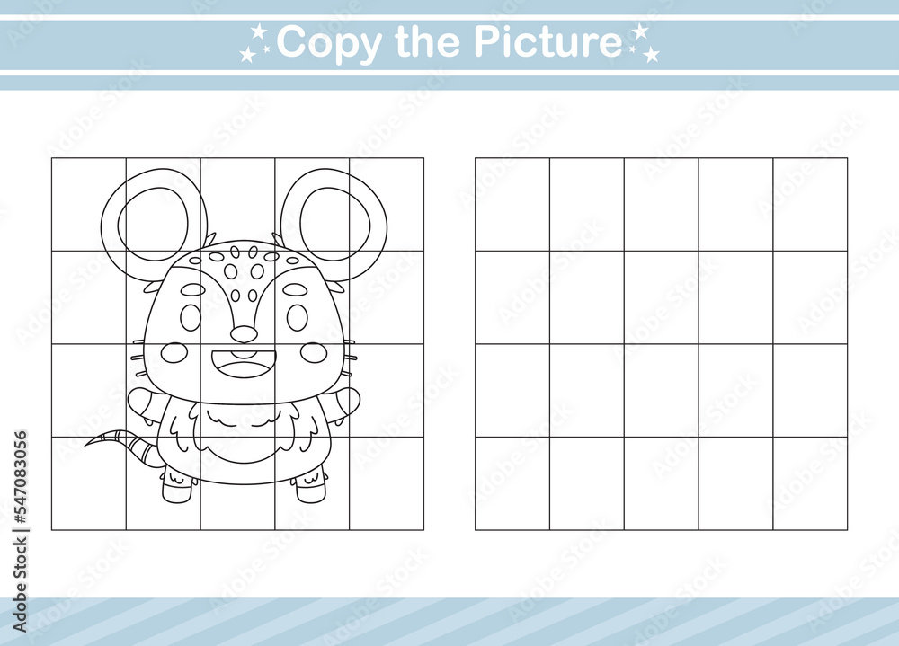 copy the picture Educational game for kindergarten and preschool ...