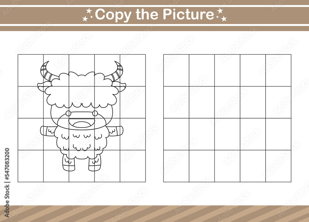 copy the picture Educational game for kindergarten and preschool ...