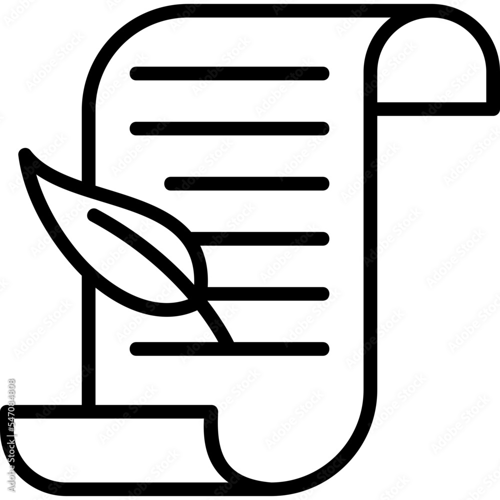 Poetry Icon Stock Vector | Adobe Stock