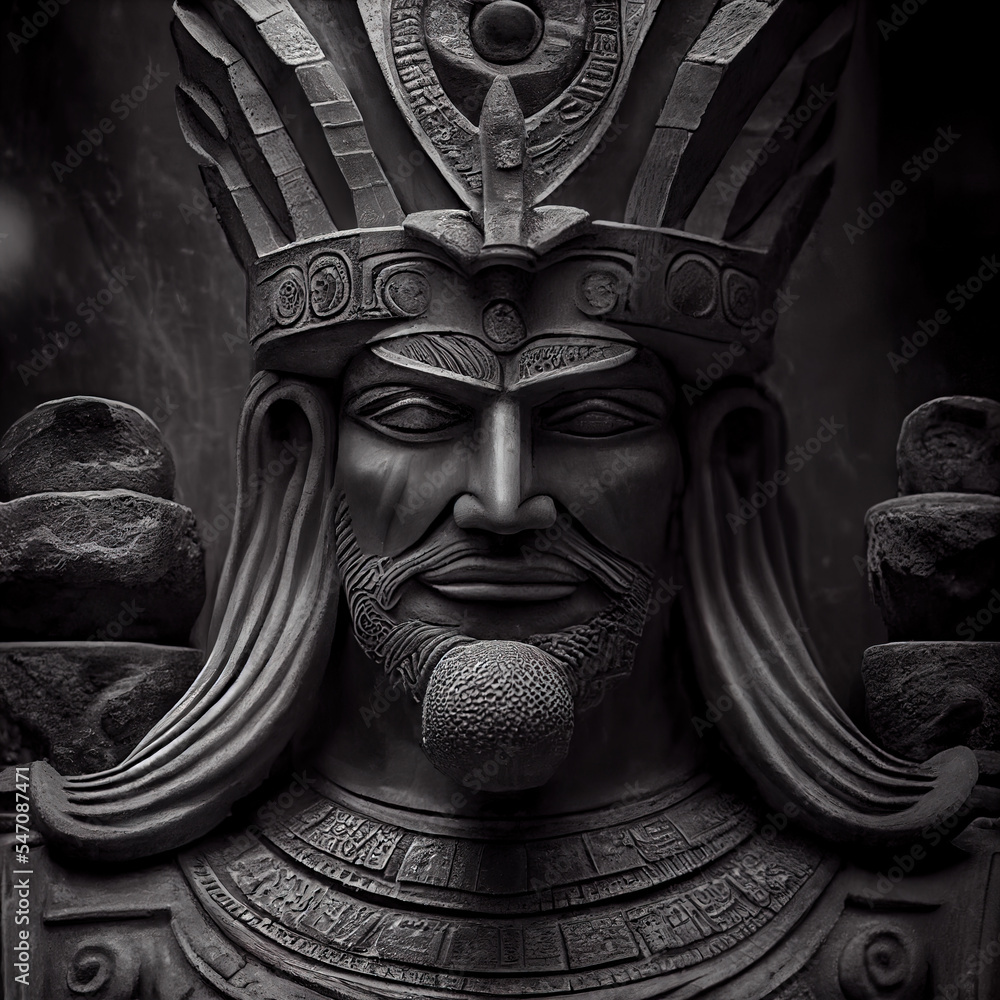 Ancient Anunnaki God Statue 3D Render Illustration Stock Illustration ... Ancient Anunnaki God Statue 3D Render Illustration Stock Illustration ...