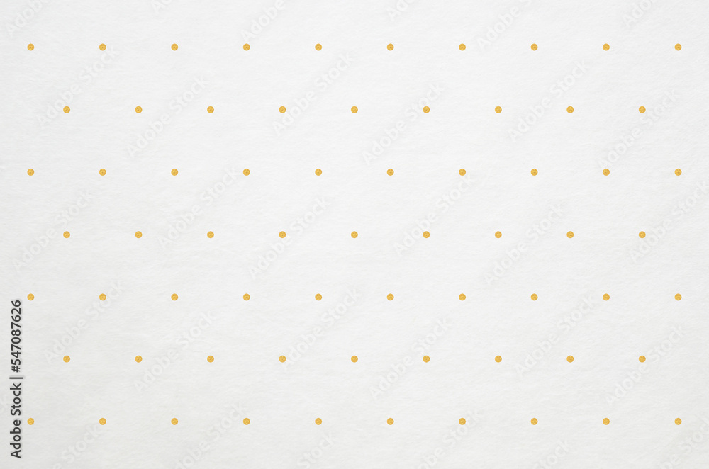 White Japanese paper background with polka-dot pattern. Simple dotted ...