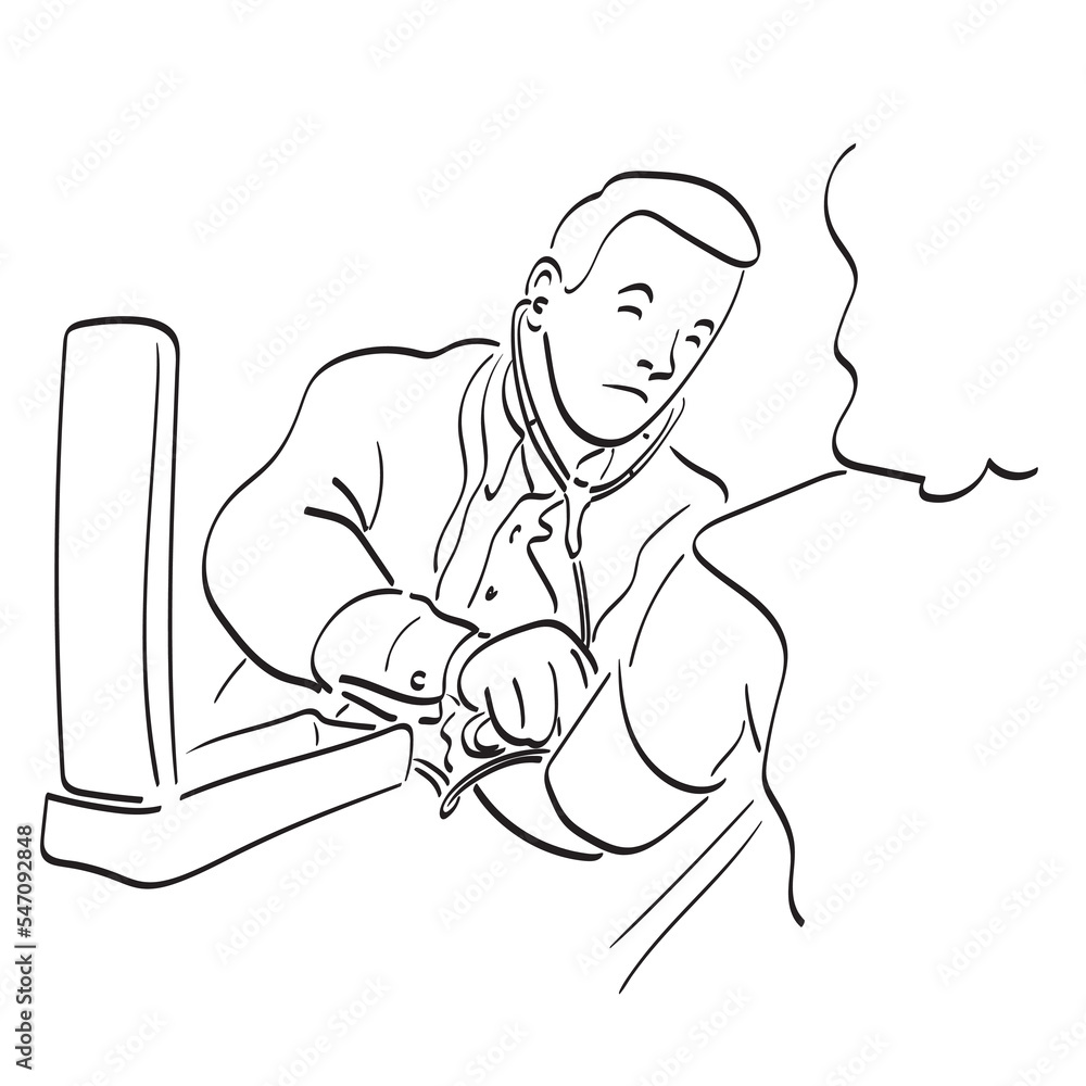 Vecteur Stock Doctor using sphygmomanometer with stethoscope checking ... Vecteur Stock Doctor using sphygmomanometer with stethoscope checking ...