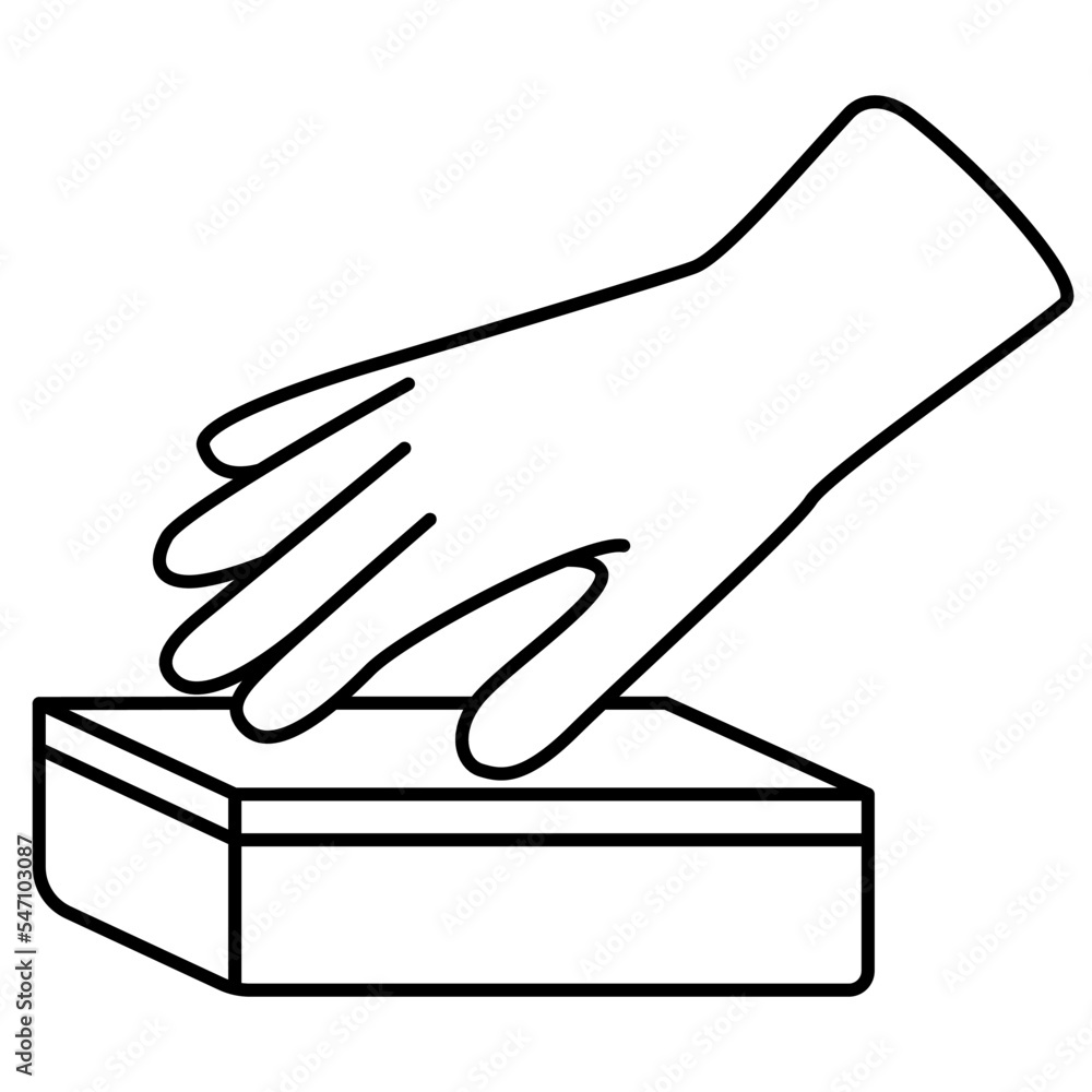 Cleaning Sponge Drawing