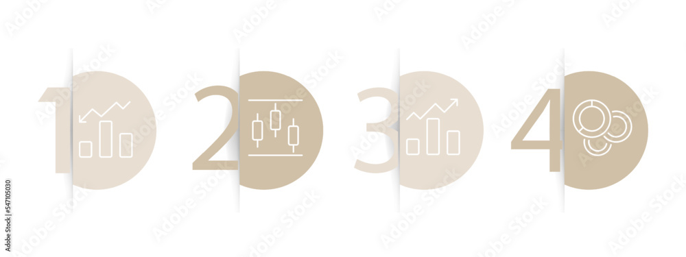 Data analysis set icon. Columns, columns, graphs, charts, schemes, tables, databases, analytics ...