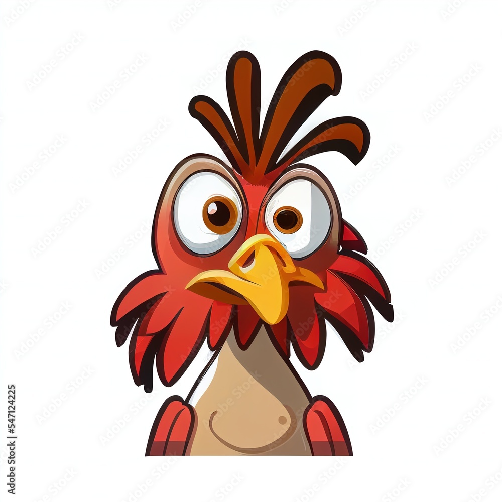 Big Bird Cartoon Face