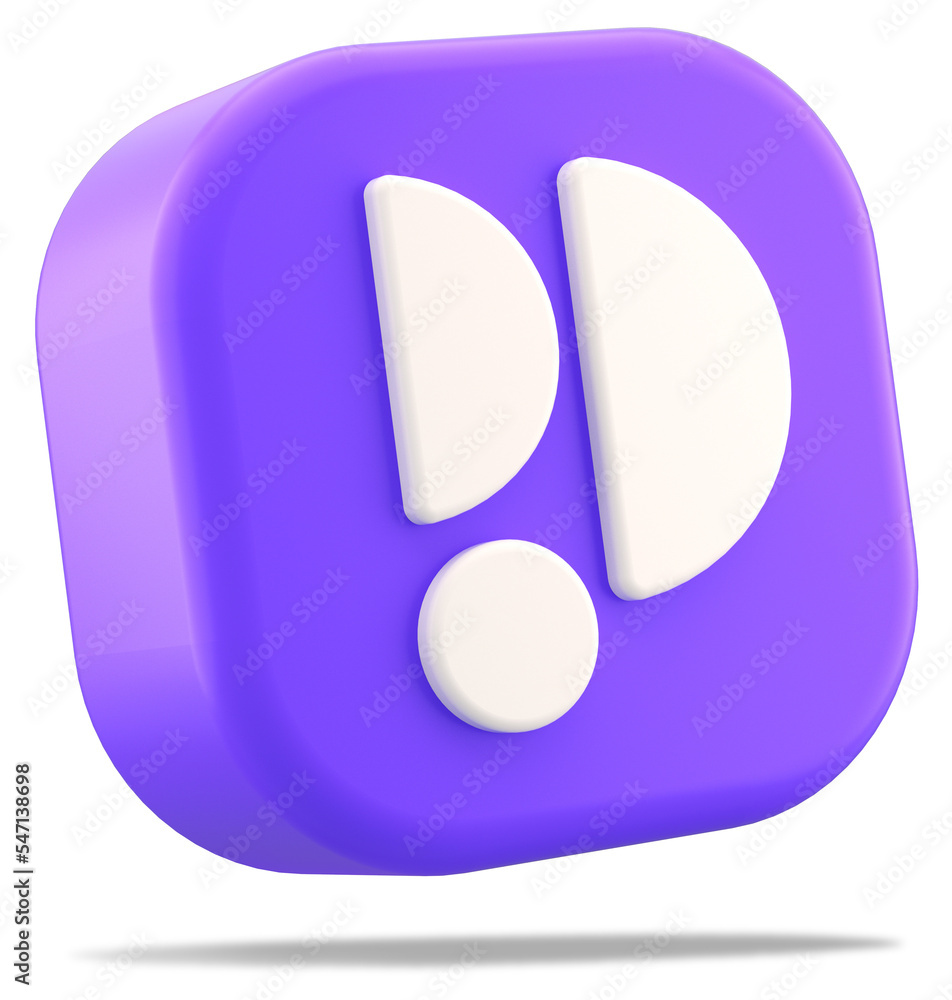 Valencia, Spain - November, 2022: Podimo isolated logo violet icon with ...