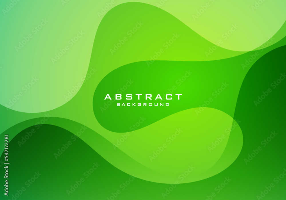 Green liquid background. minimal background with green gradient. Fluid ...