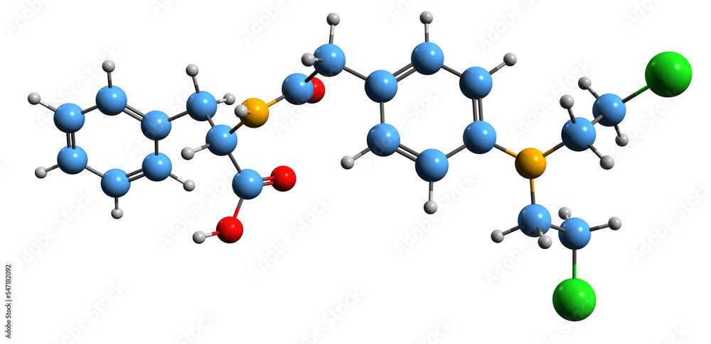 3D image of Lofenal skeletal formula - molecular chemical structure of ...