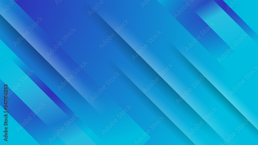 Abstract banner design with blue geometric background. Blue banner ...