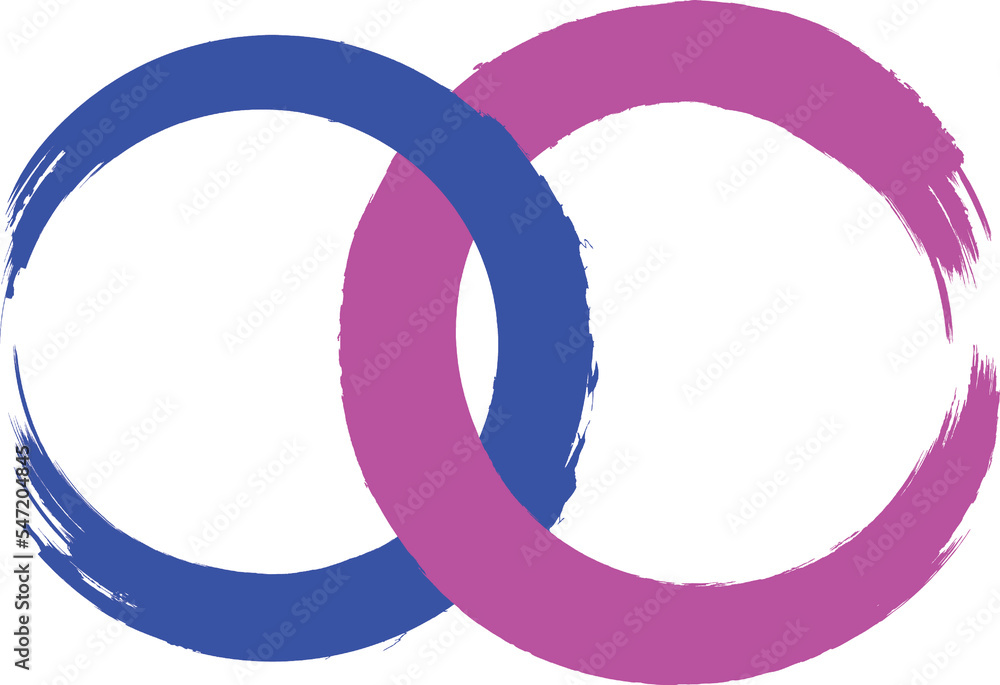 Business Corporate Abstract Logo Design . Two Circles in Chain ...