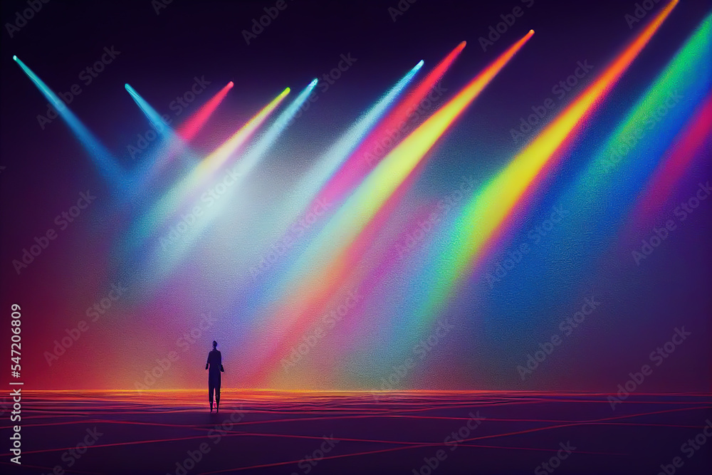 Music notes background for meditation to improve health and well being ...