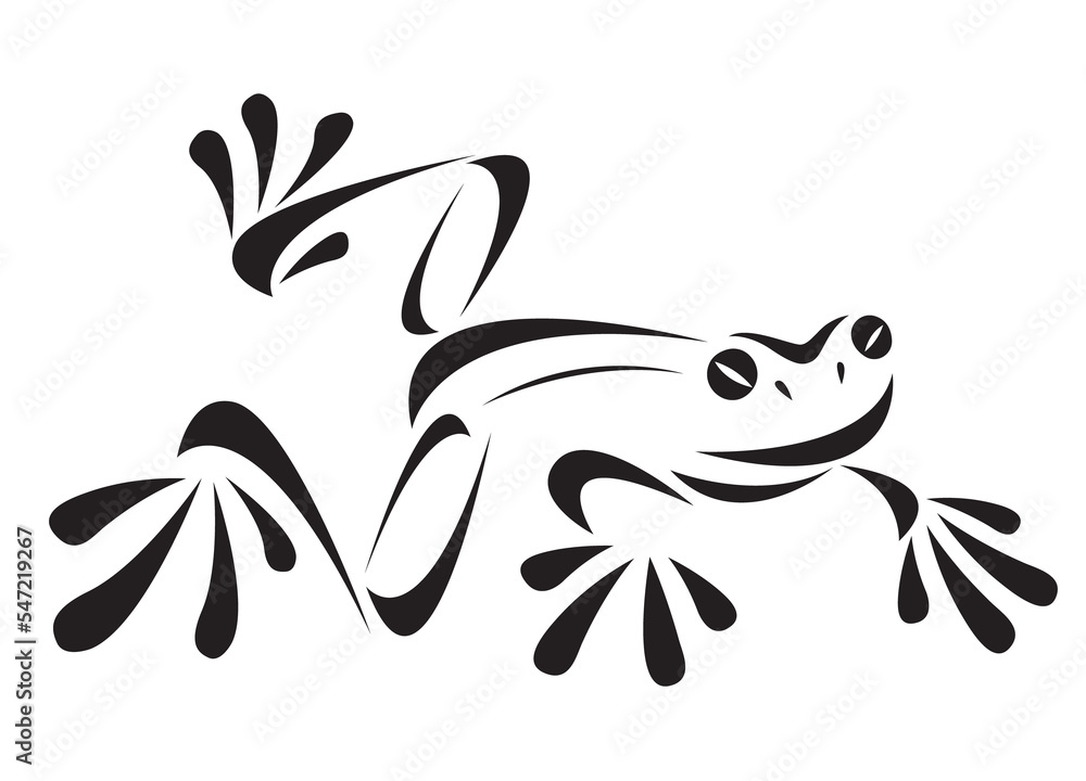Image of a frog design isolated on transparent background. Wild Animals ...