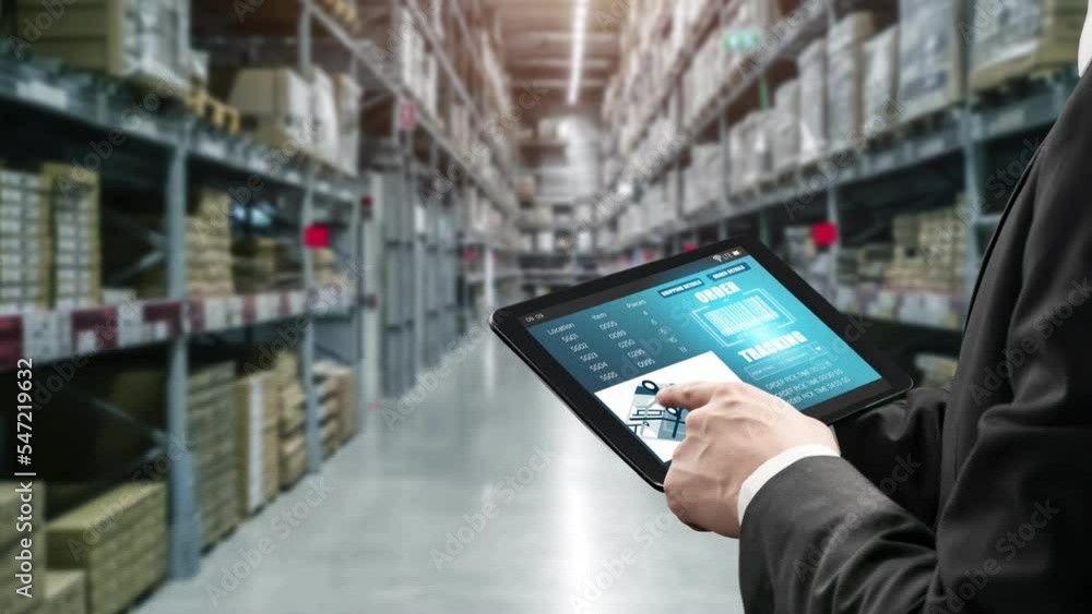 Warehouse management deft software in computer for real time monitoring ...