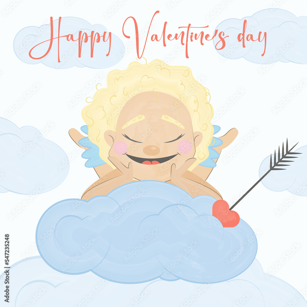 Cupidon Stock Illustration | Adobe Stock