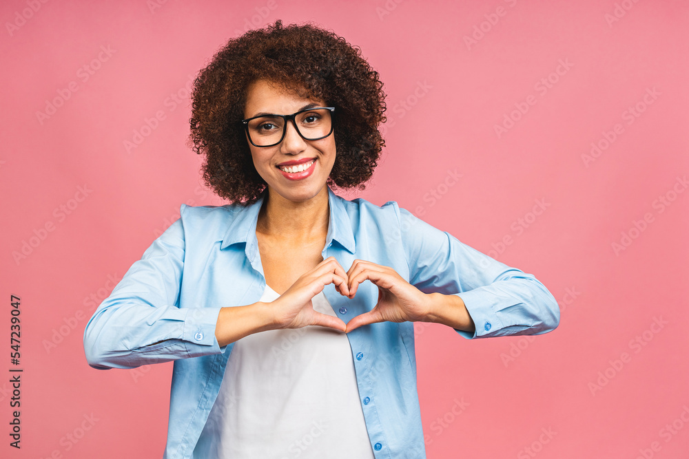 Portrait of beautiful positive african american black business woman ...