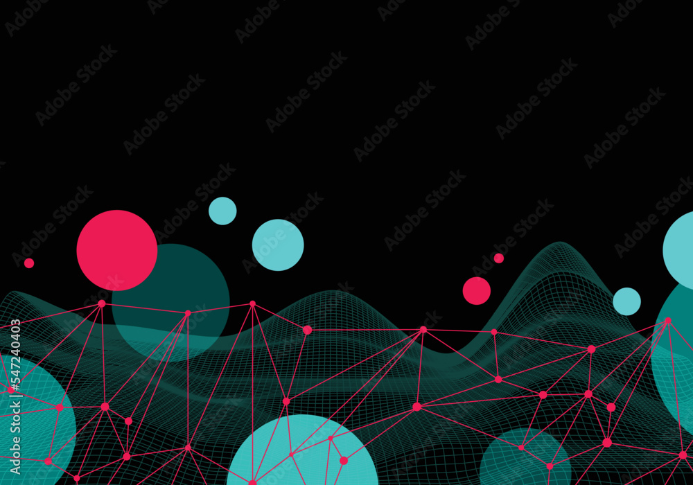 Abstract glitch TikTok background. Vector illustration. Abstract ...