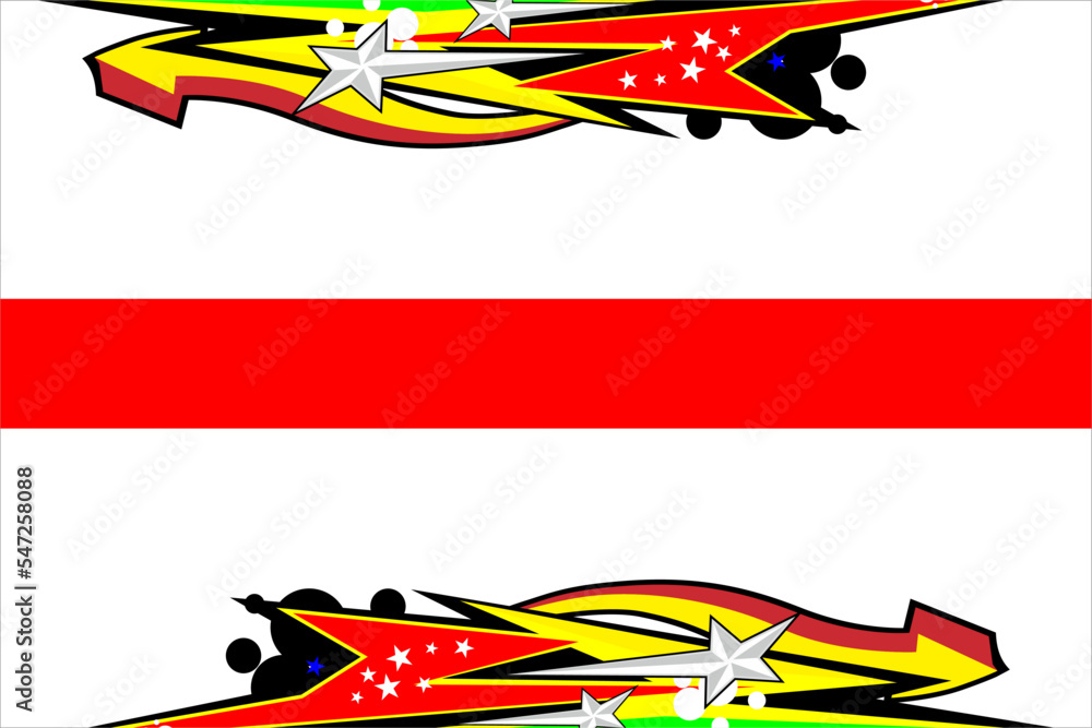 vector racing background design with unique patterns and bright color ...