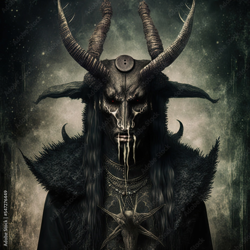 Black metal animal singer. Portrait photo of Moose heavy metal musician ...