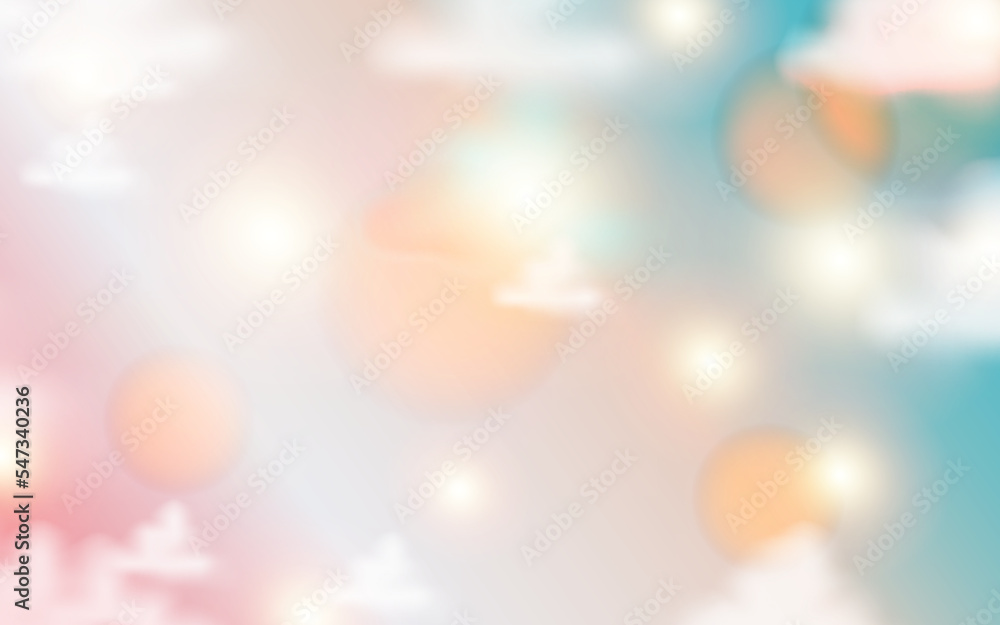 Soft cloudy is gradient pastel, Abstract sky background in sweet color ...