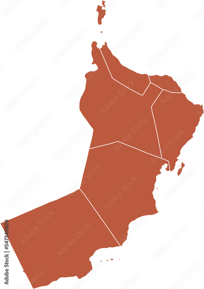 doodle freehand drawing of oman map. Stock Illustration | Adobe Stock