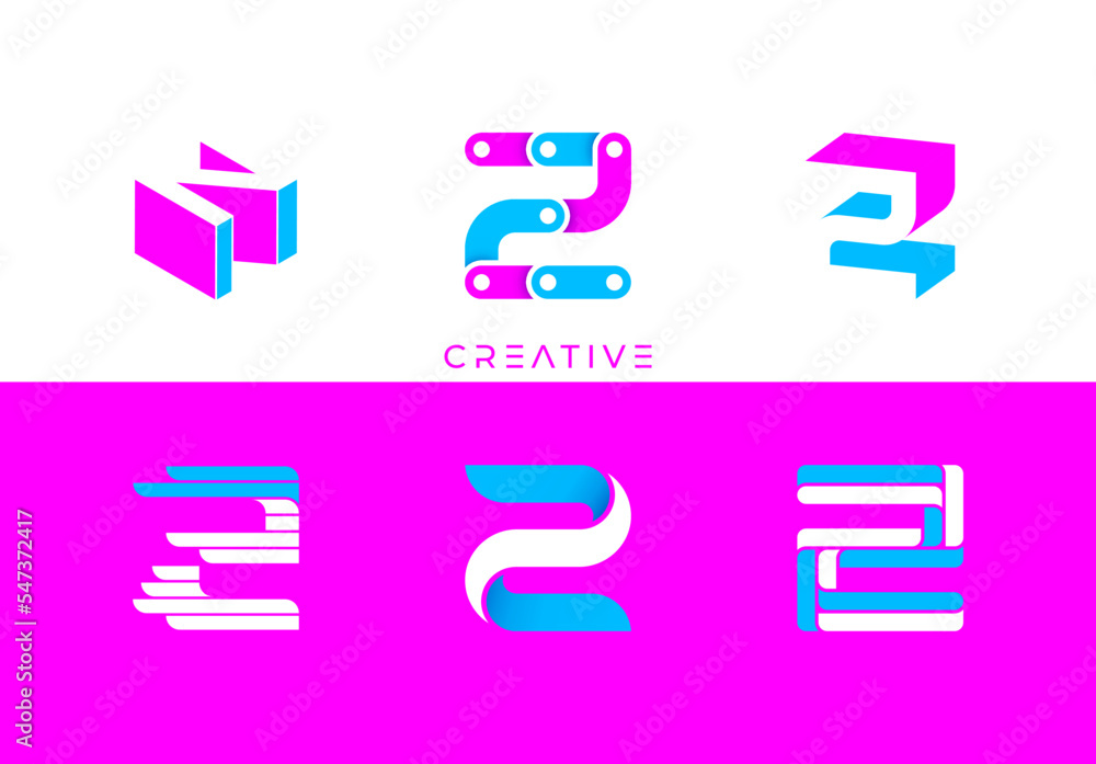 Letter Z, modern alphabet, fonts, characters design, vector ...