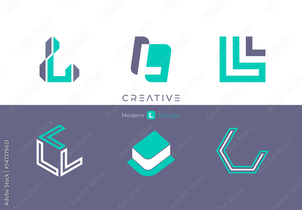 Letter L, modern alphabet, fonts, characters design, vector ...