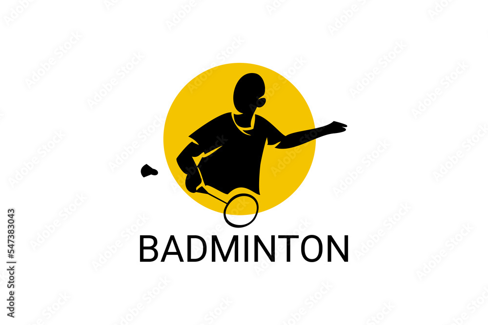 Badminton sport vector line icon. sport pictogram, vector illustration ...