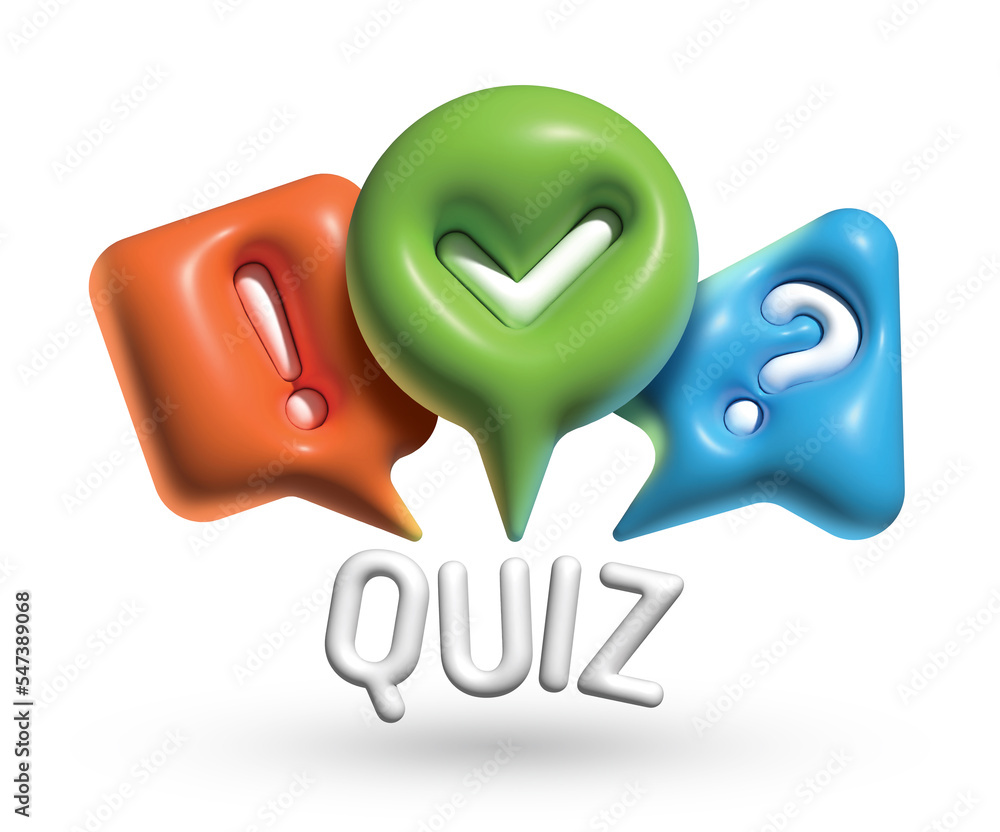 Quiz mark English school badge exam logo, language learning exam emblem ...