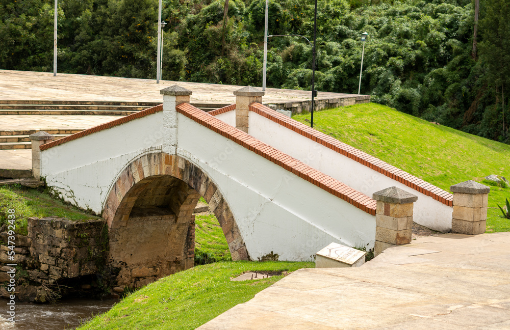 tourist places of interest Boyaca bridge, Colombia Stock Photo | Adobe ...