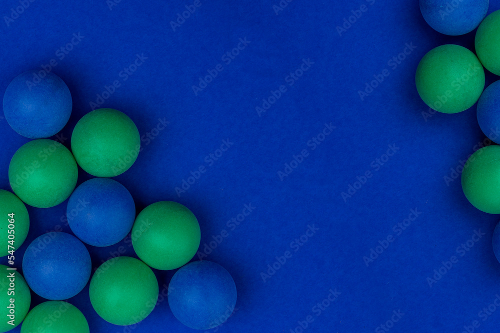 Abstract colored balls background. Multi-colored taw toy scattered on ...
