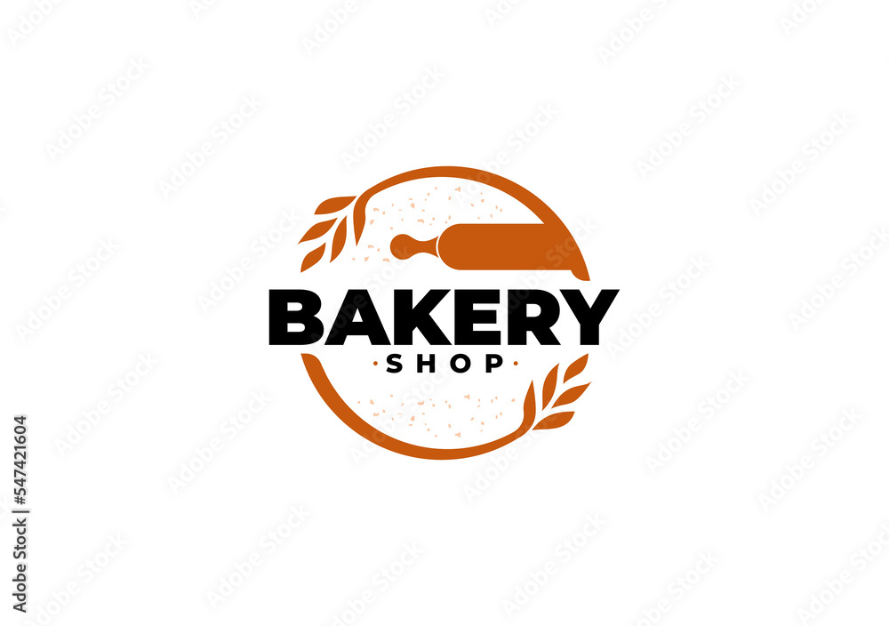 BAKERY SHOP LOGO Stock Vector | Adobe Stock