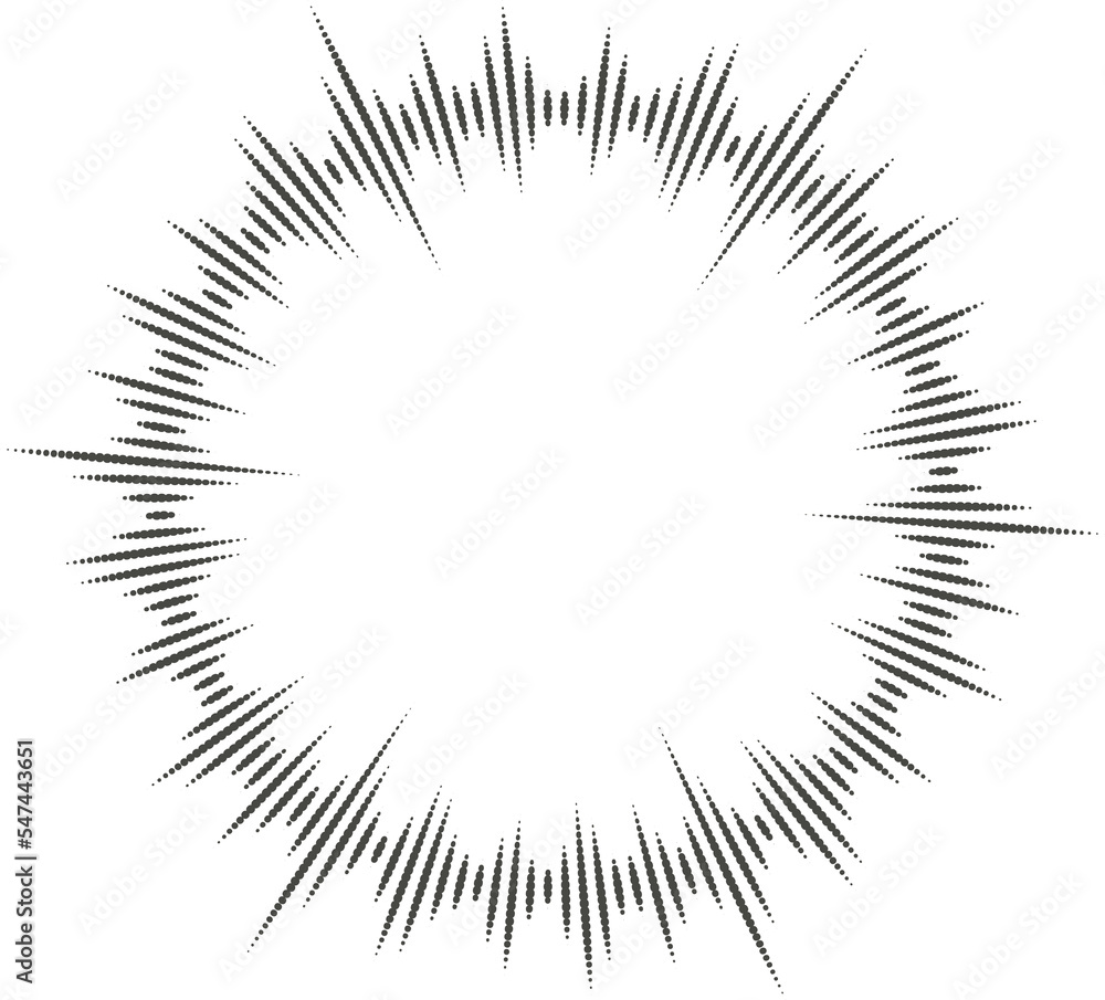 Circle audio wave. Circular music sound equalizer. Abstract radial ...