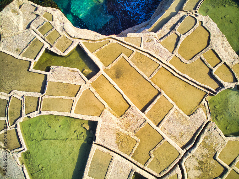 Salt Treasures: A Bird's Eye View of the Scenic Salt Evaporation Ponds ...