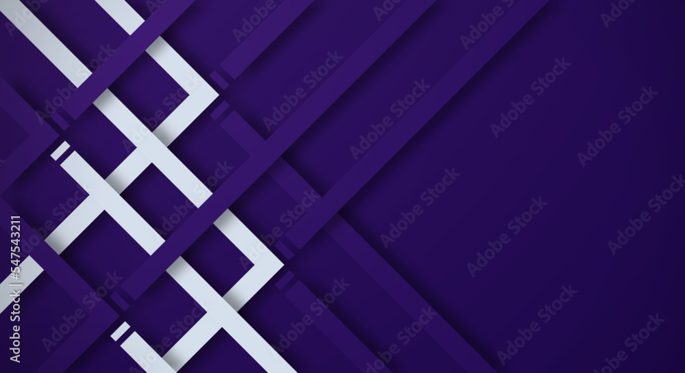 Abstract Dark Purple 3D Background with Purple and White Lines Paper ...