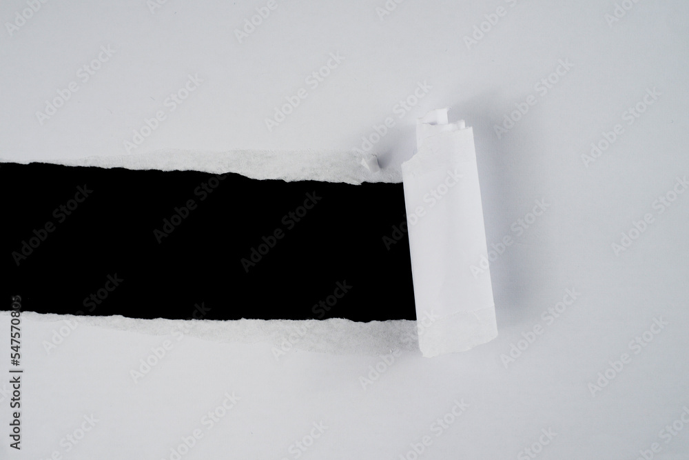 Horizontal torn paper for overlay background. Abstract torn paper for ...