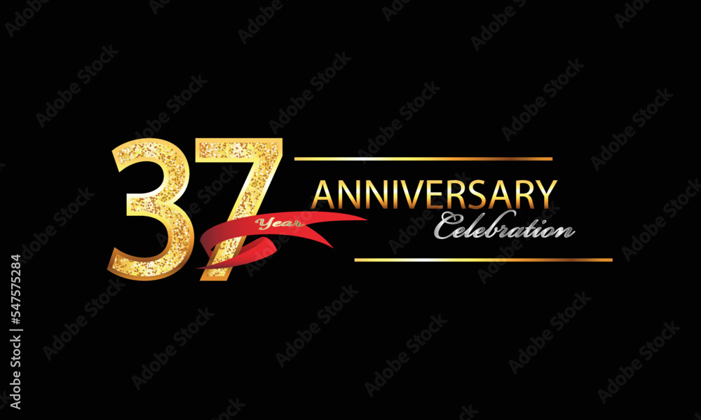 37 Year Anniversary celebration Vector Design. 37th Anniversary ... 37 Year Anniversary celebration Vector Design. 37th Anniversary ...