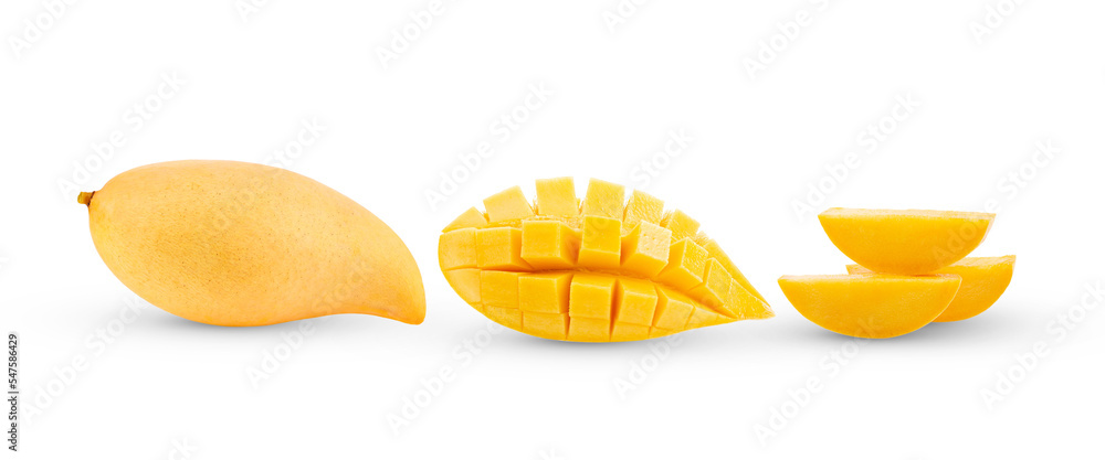Yellow mango isolated on transparent png Stock Photo | Adobe Stock