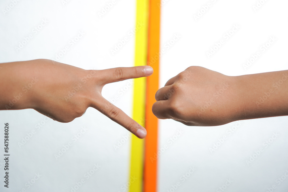 hands playing rock paper scissors game. Rock paper scissors game ...