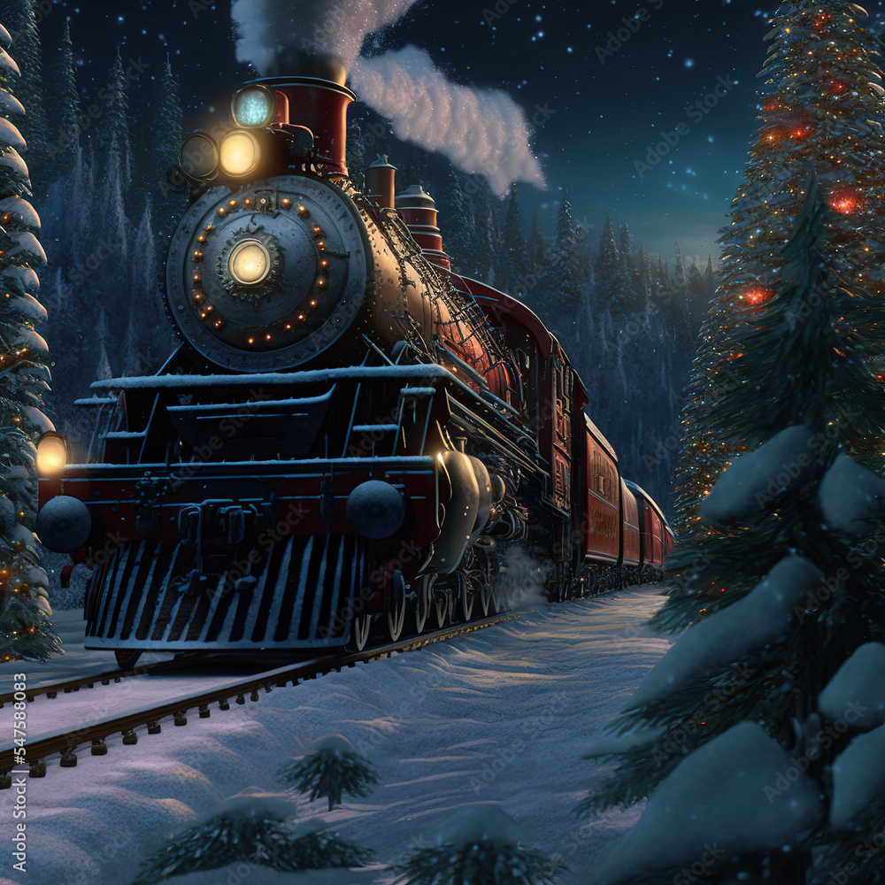 Polar Express Stock Illustration | Adobe Stock