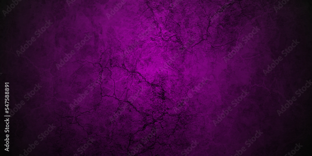 Dark black and purple stone grunge concrete cement blackboard ...