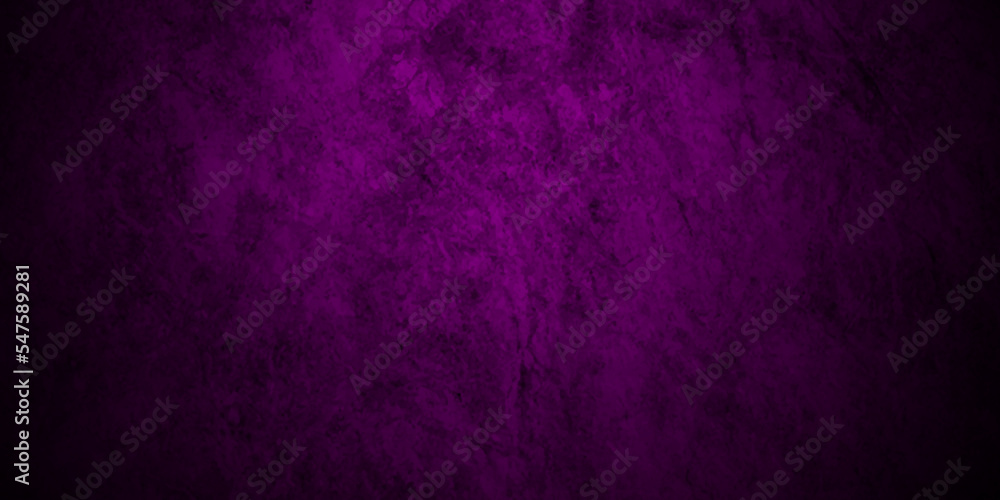 Dark black and purple stone grunge concrete cement blackboard ...