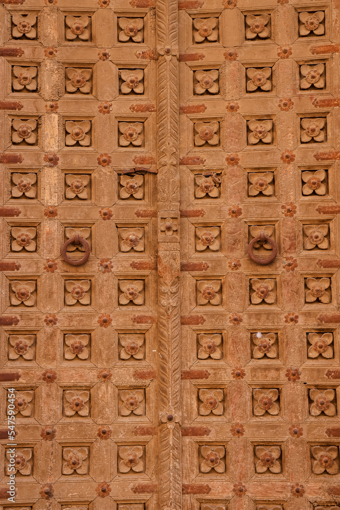 Old historic rusty door exterior view. Stock Photo | Adobe Stock
