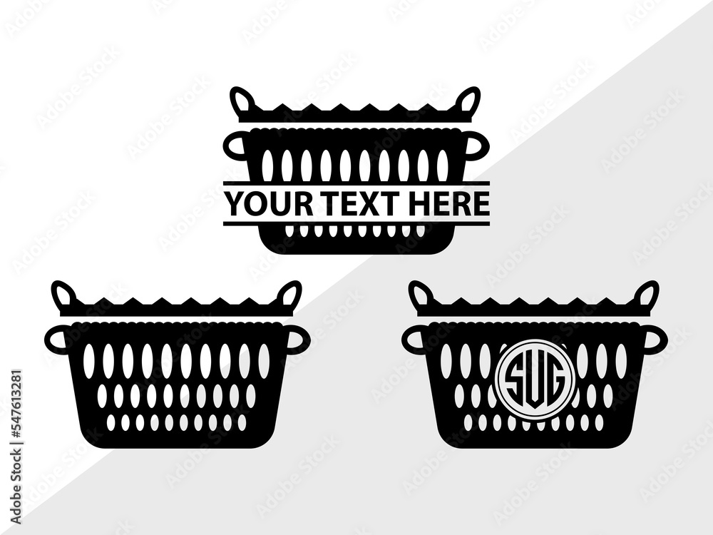 Washing Laundry Monogram, Washing Laundry Silhouette, Washing Laundry ...