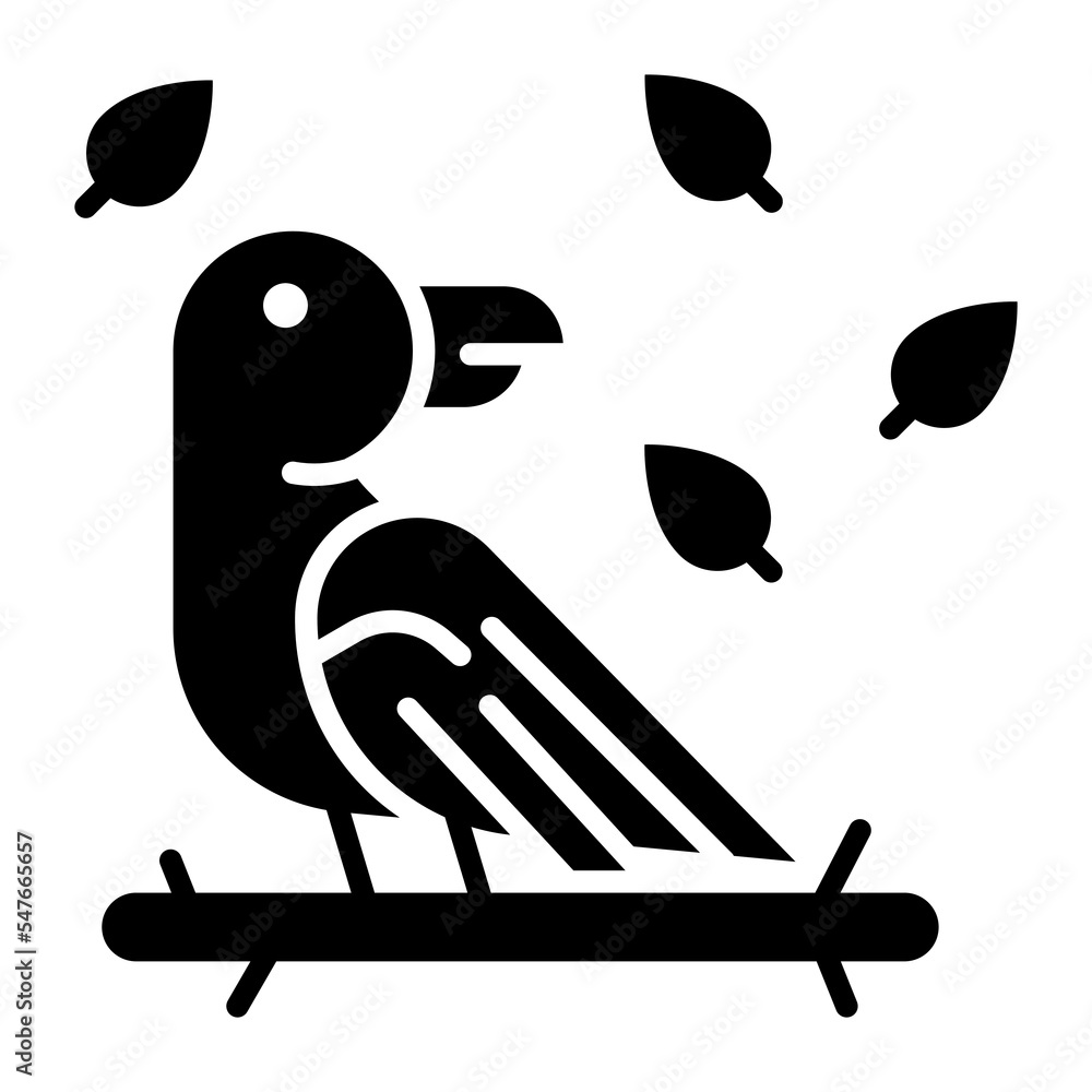 Sparrow, bird, house sparrow icon in modern style for website mobile ...