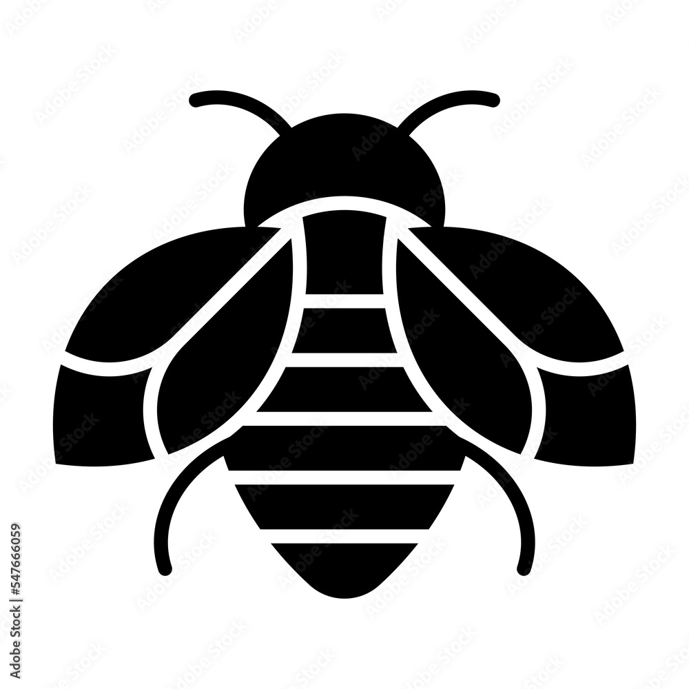 Bumblebee, honey, honey bee icon in modern style for website mobile ...