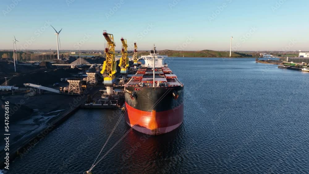 Coal storage transhipment for power stations in Germany, bulk logistics ...