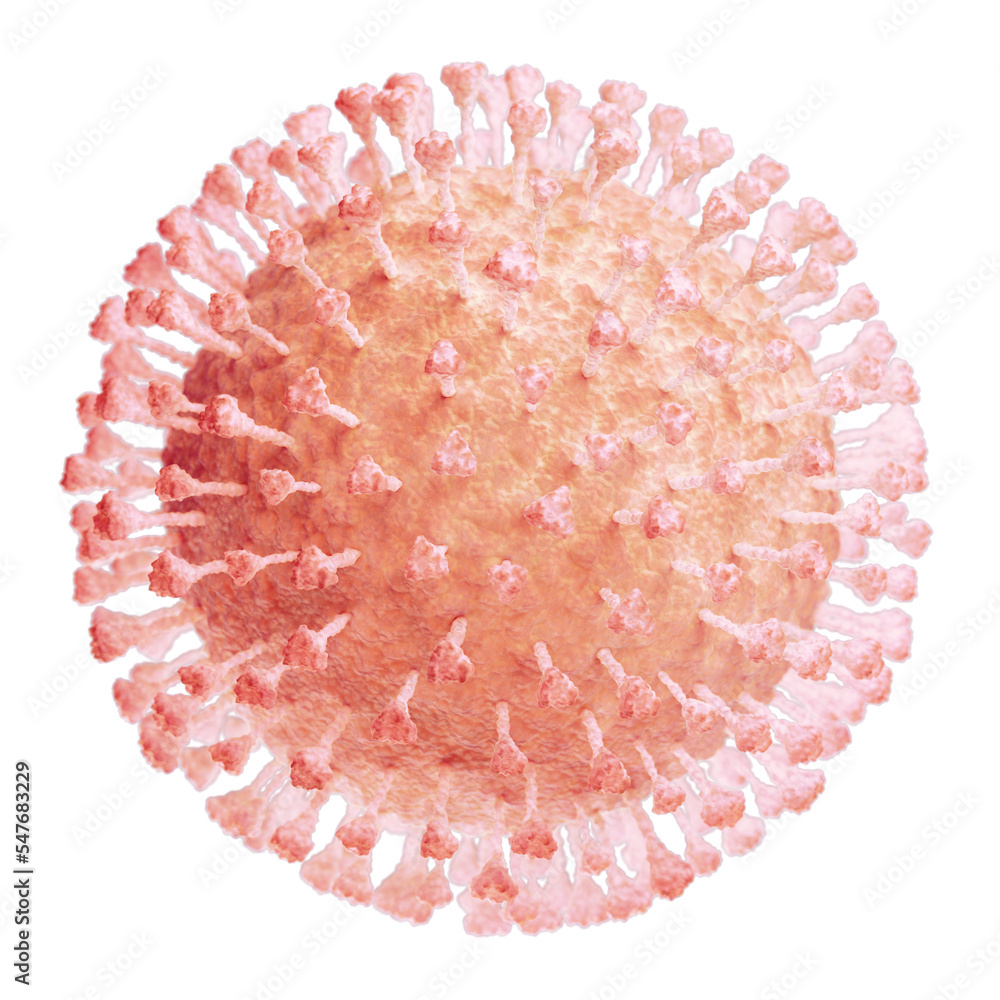 Sars Cov 2 Virus Model Graphical Representation Of A Virus Named As