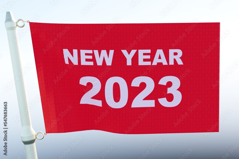 flag 2023 2023 Chinese new year rabbit on the number logo concept. Year ...